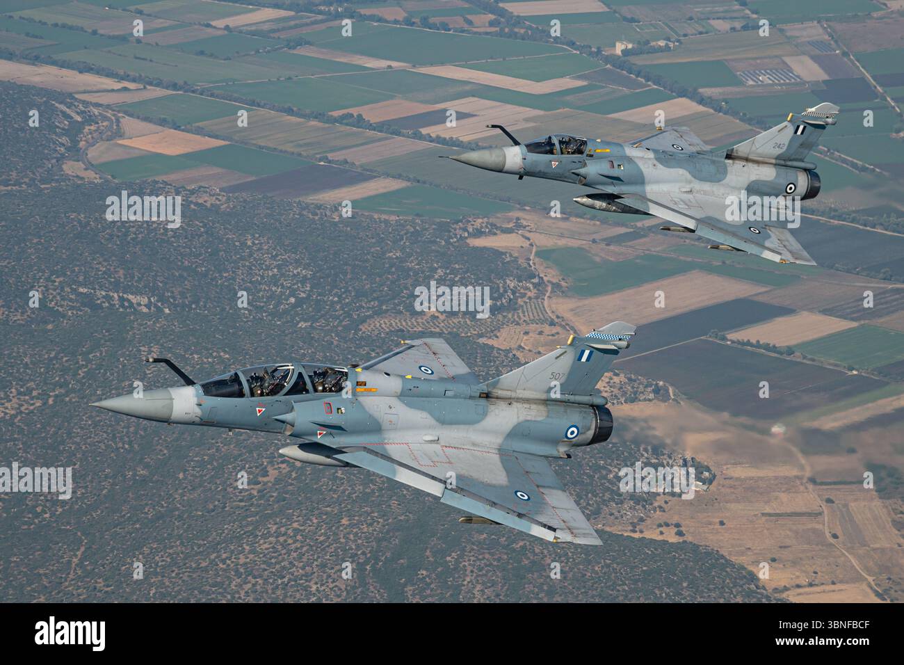 The Greek Hellenic Air Force Dassault Mirage 2000-5BG aircraft ...