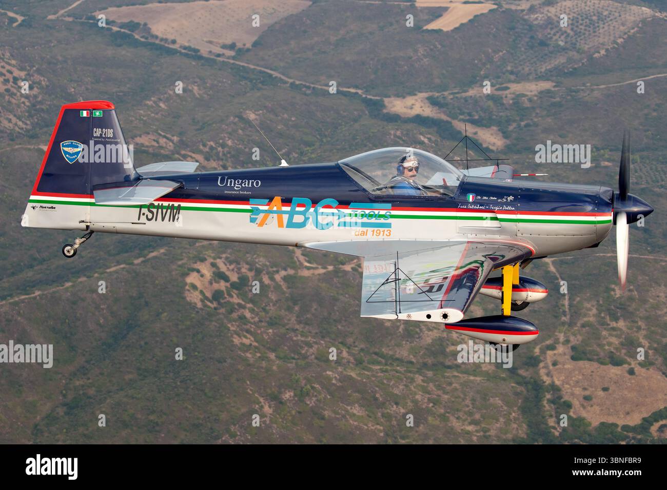 The Aero Medical Organization Extra 300S, registration N45S, is seen performing during an air-to ...