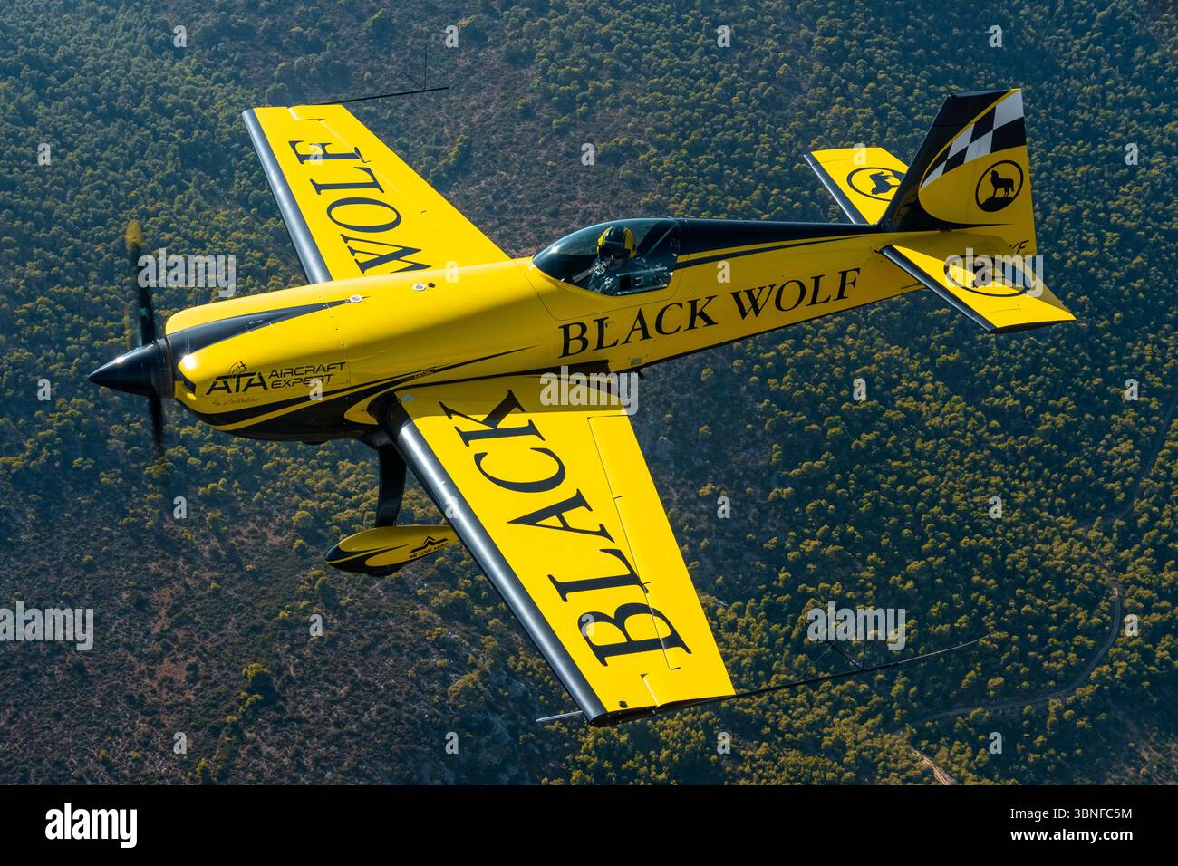The Black Wolf Extra EA-330SC, registration F-HMKF, is a highly ...