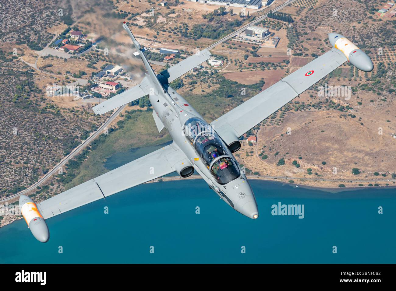 The Italian Air Force Aermacchi MB-339CD (Reg. MM55080, Military Code ...