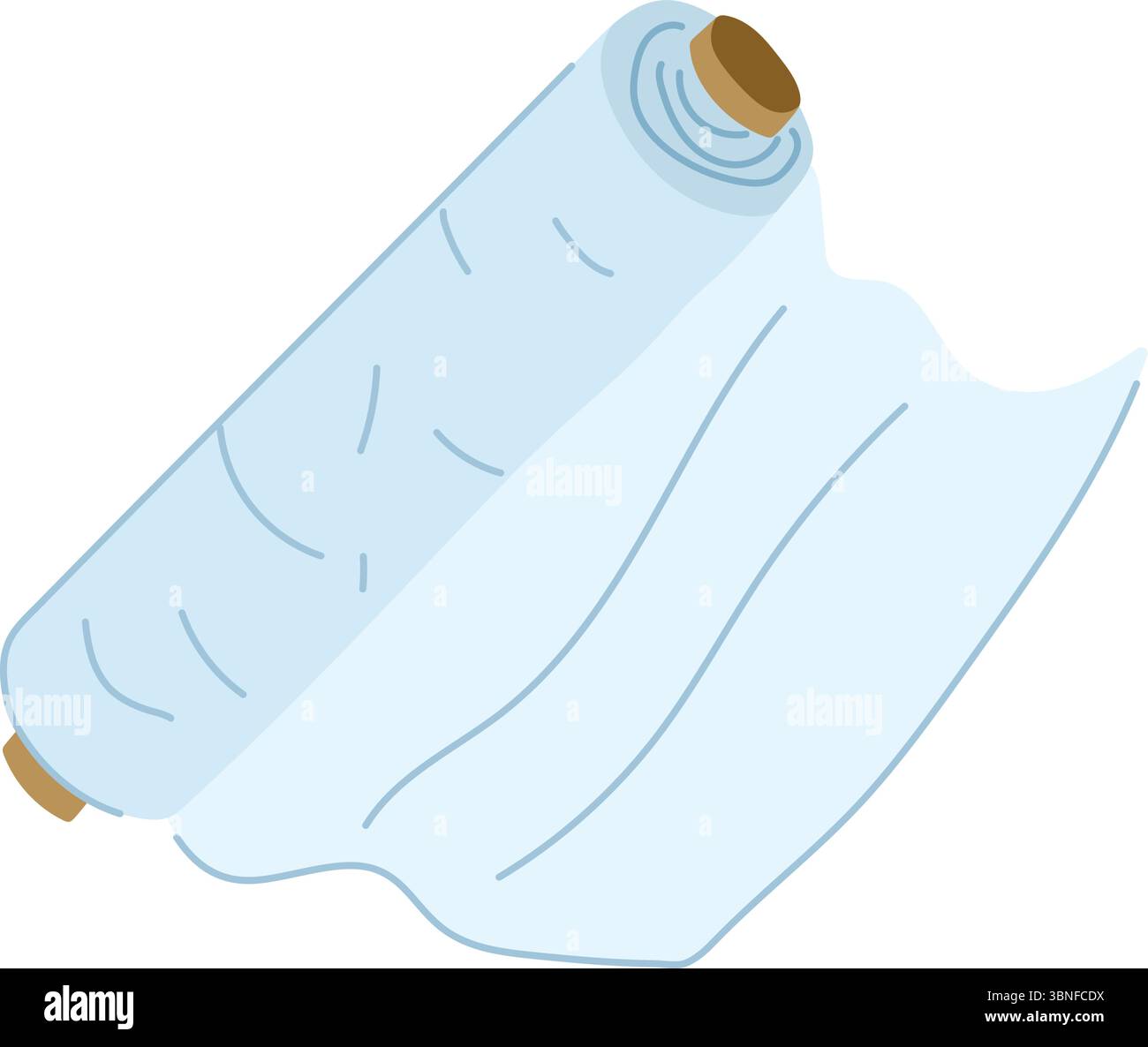 plastic cling film cartoon vector illustration Stock Vector Image & Art ...