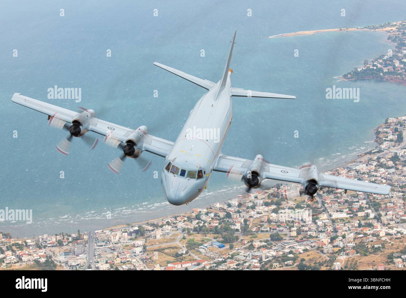 The Greek Hellenic Navy’s Lockheed P-3B-HN Orion, with registration ...