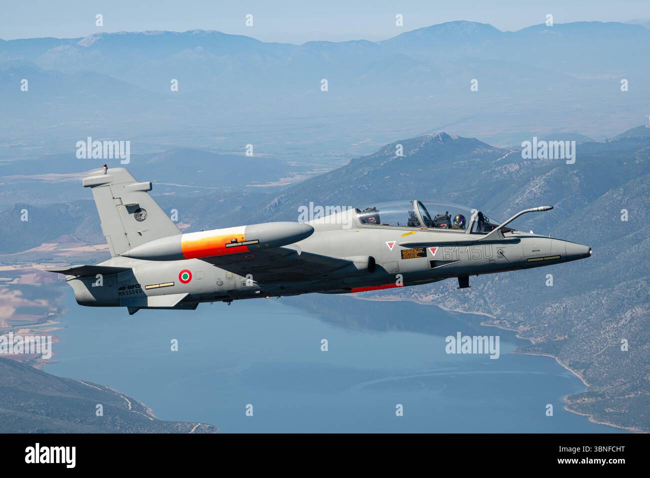 The Italian Air Force's Aermacchi MB-339CD, registered MM55080 with ...
