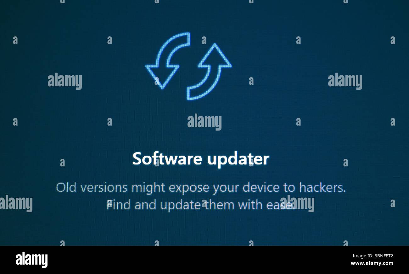 Data download security software screen hi-res stock photography and ...