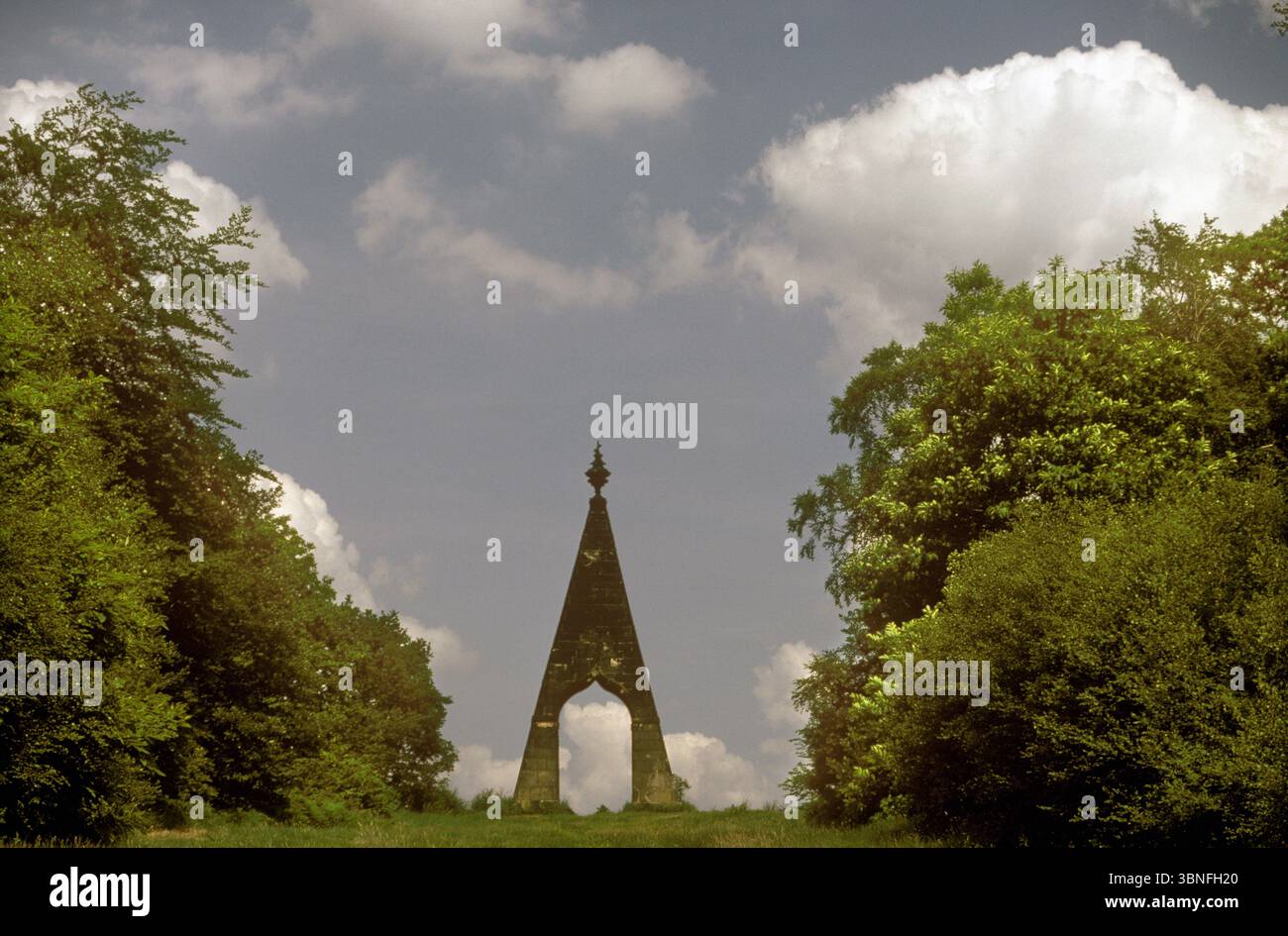 The Needle's Eye folly is a 14-metre pyramid Grade II listed building ...