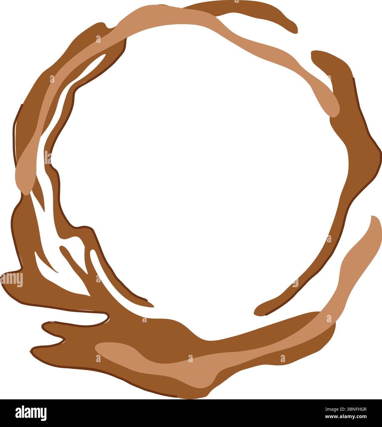 carpet coffee stain cartoon vector illustration Stock Vector Image ...