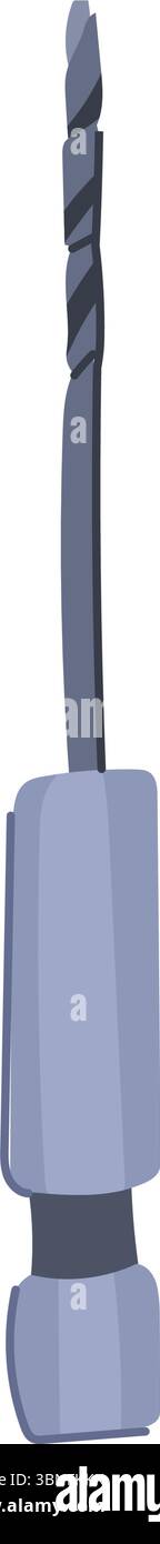 masonry drill bit cartoon vector illustration Stock Vector Image & Art ...