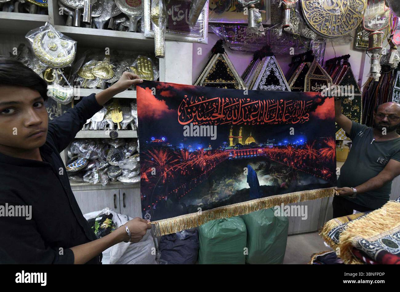 Vendor sells sacred items used in Azadari for Muharram-ul-Haram sacred ...