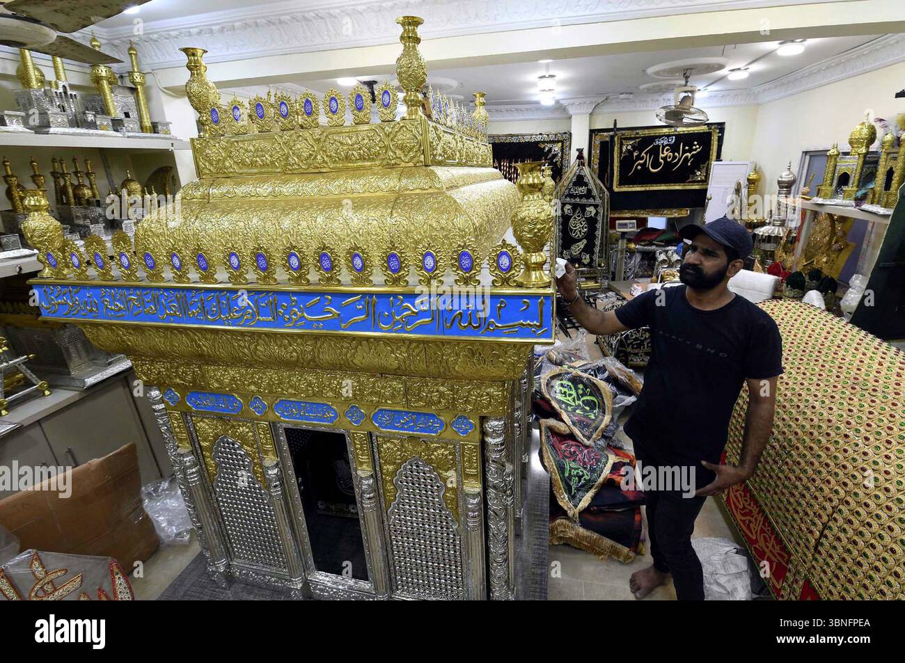 Vendor sells sacred items used in Azadari for Muharram-ul-Haram sacred ...