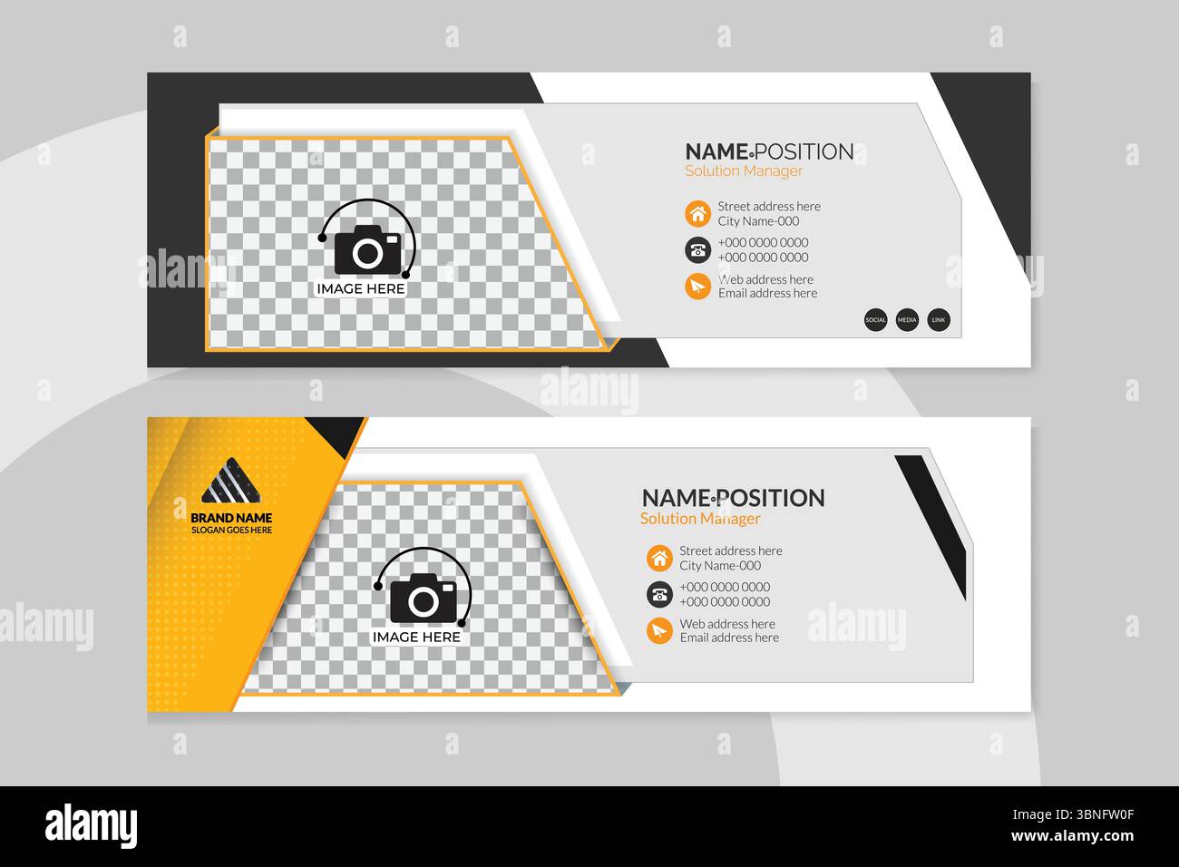 Link ×Title: Email Signatures, Email signature Template Design or email ...