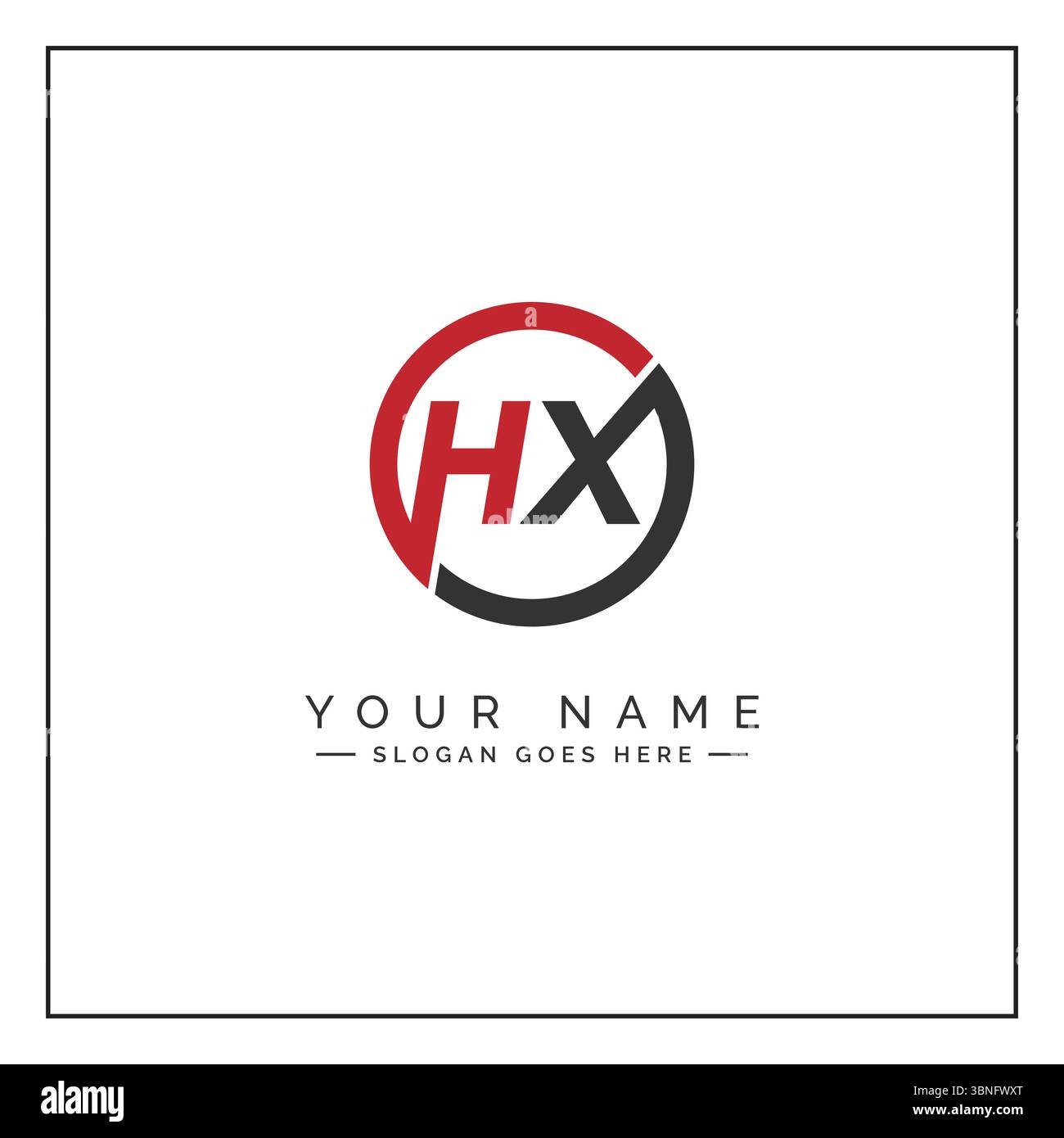 HX Minimal Vector Logo - Simple Business Logo for Monogram H and X ...