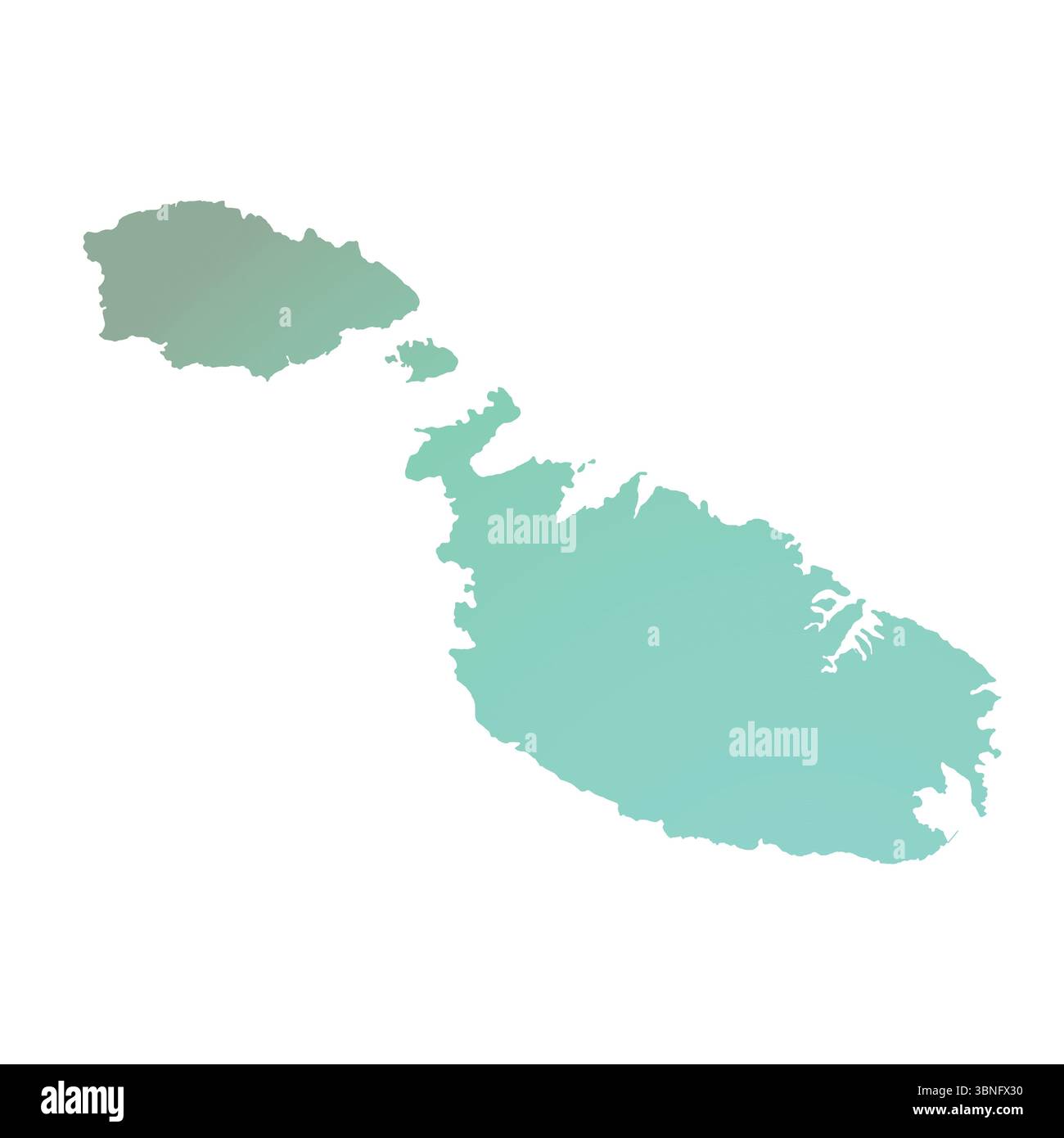Map of Malta, sign silhouette. World Map Globe. Vector Illustration ...