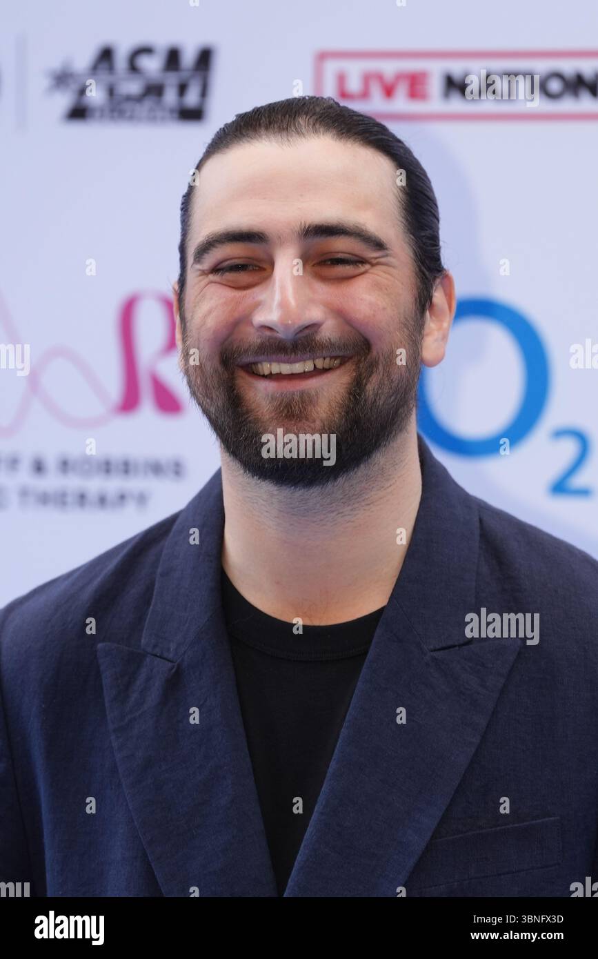 Noah Kahan attends the Nordoff & Robbins O2 Silver Clef Awards at the ...