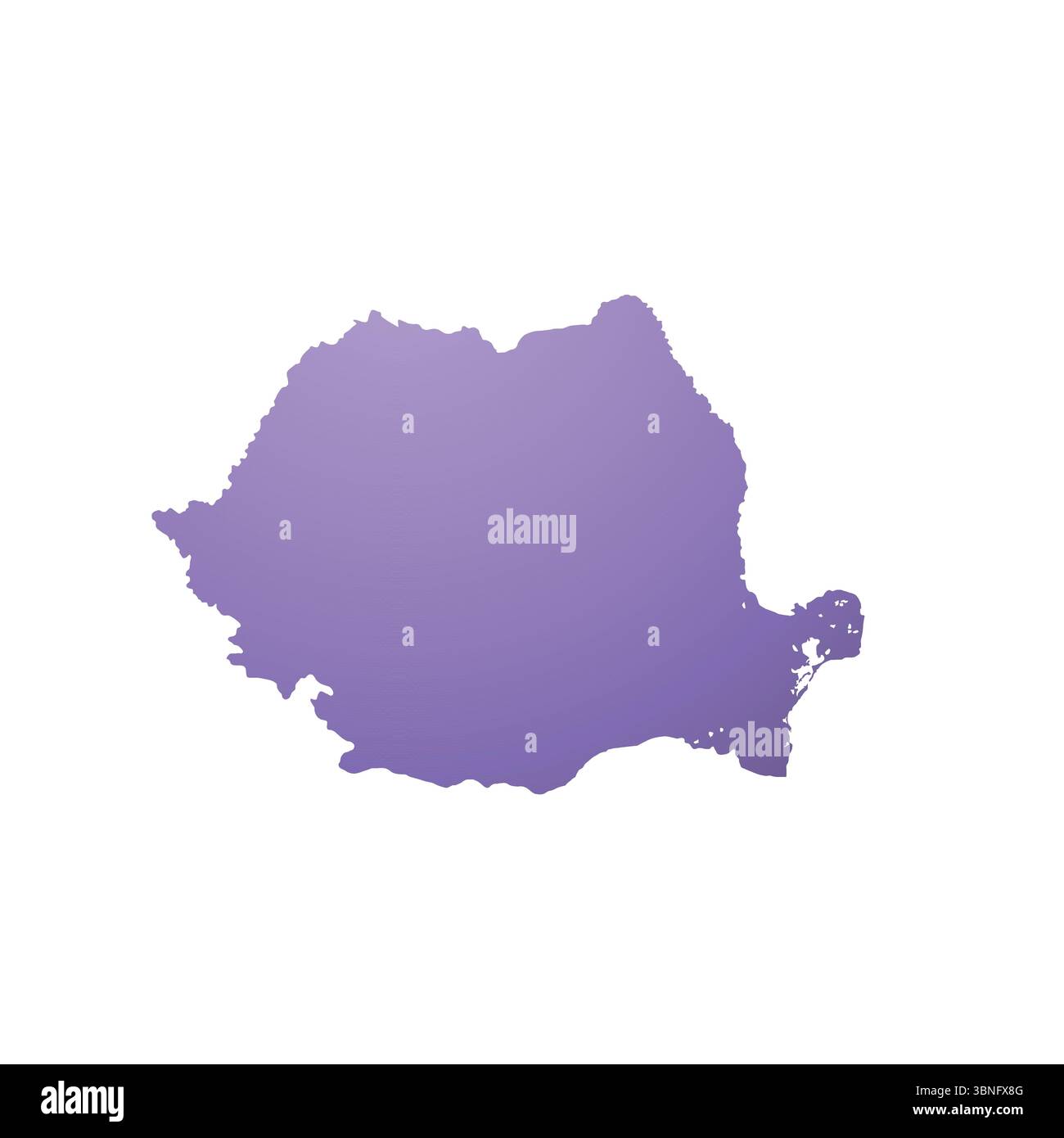 Map of Romania, sign silhouette. World Map Globe. Vector Illustration ...