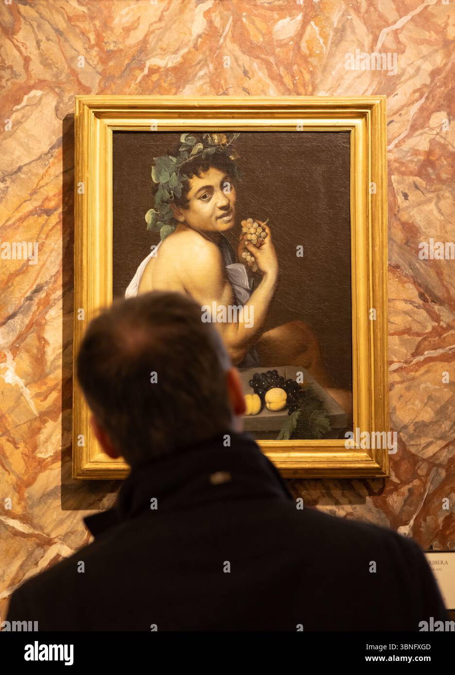 Rome, Italy - 28 December 2023: Self-portrait as the Sick Bacchus by ...