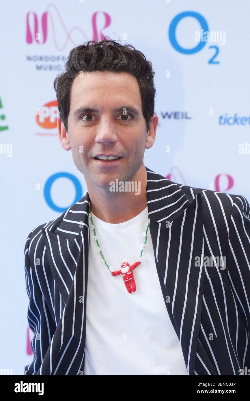 Mika attends the Nordoff & Robbins O2 Silver Clef Awards at the JW ...
