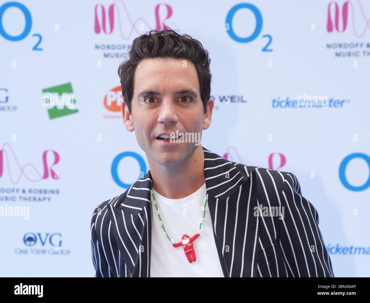 Mika attends the Nordoff & Robbins O2 Silver Clef Awards at the JW ...