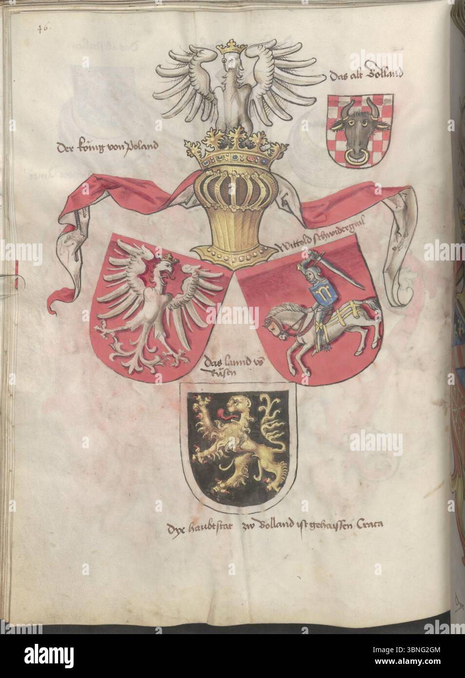 Lithuanian Vytis (Waykimas) of Vytautas the Great, Ruthenian Lion, and ...