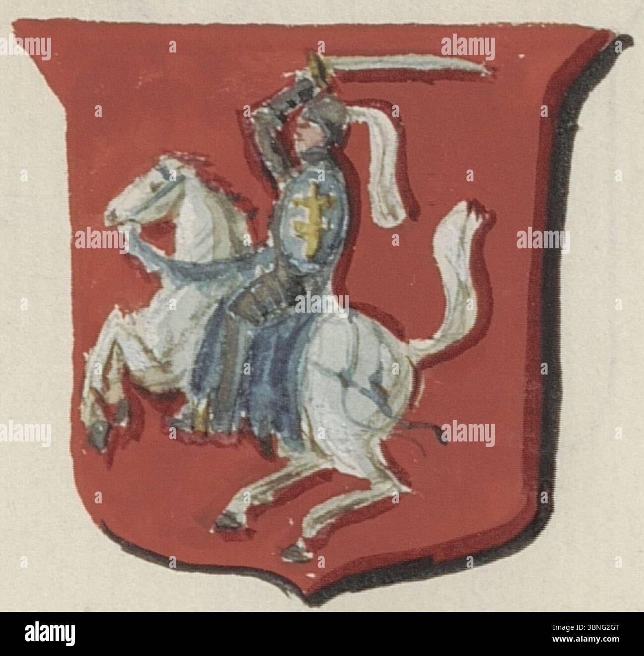 Lithuanian Vytis (Waykimas) with the Double Cross of the Jagiellonian ...
