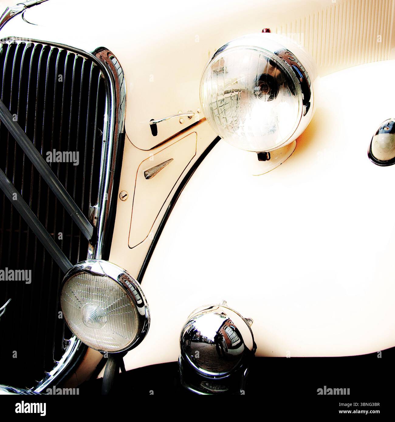 Citroen Traction Avant, classic and popular oldtimer car from the 50s ...