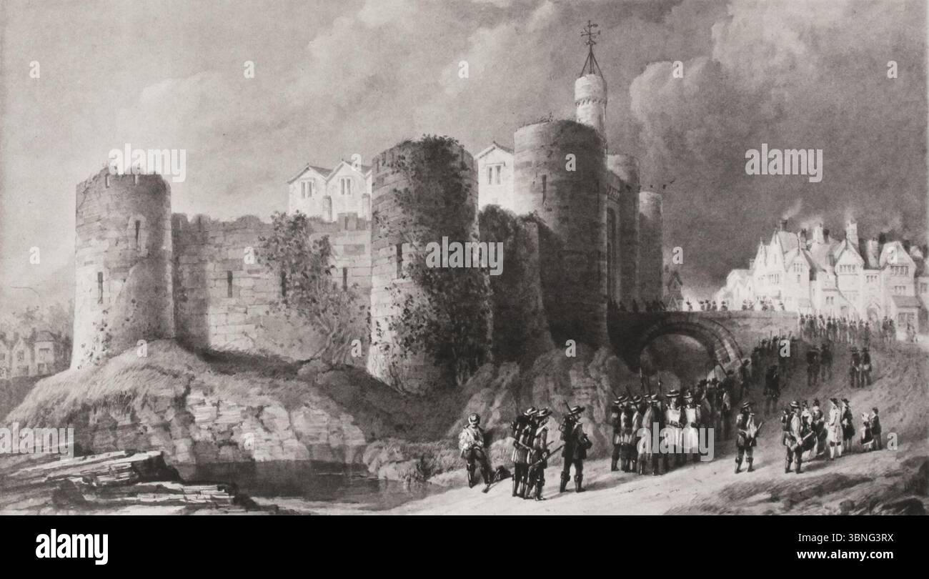 Liverpool Castle - Pictorial Relics of Ancient Liverpool - 1878 Stock ...