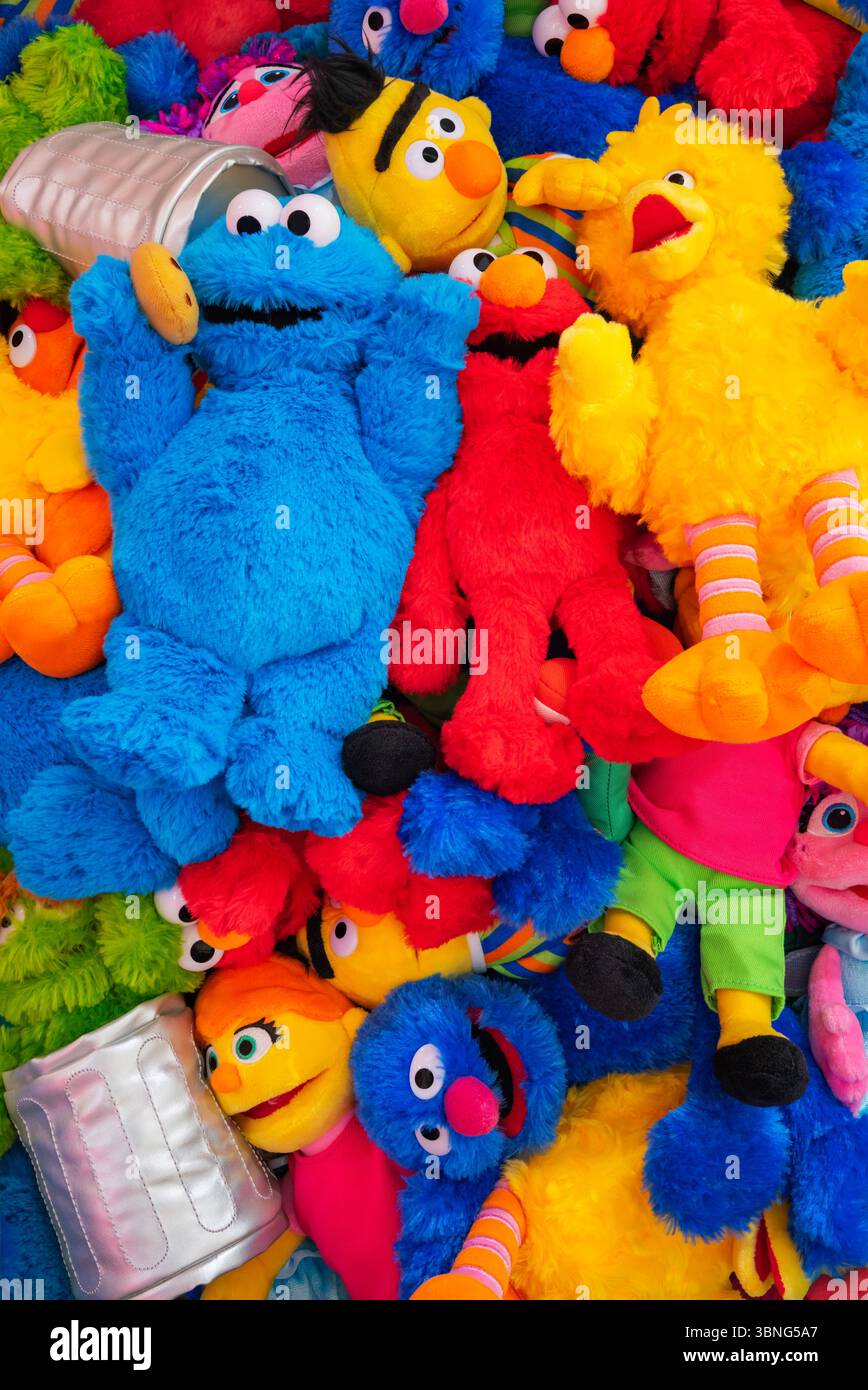 tokyo, ikebukuro - apr 16 2025: A bunch of American Sesame Street ...