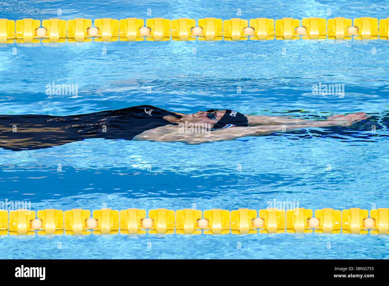 Carolin Davegna Cermelli of Ebp Panama competes in the 100m Backstroke ...