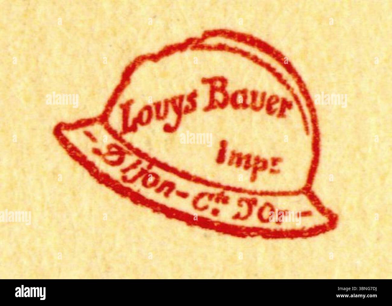 Logo Louys Bauer, Dijon (former Bauer, Marchet et Cie Stock Photo - Alamy