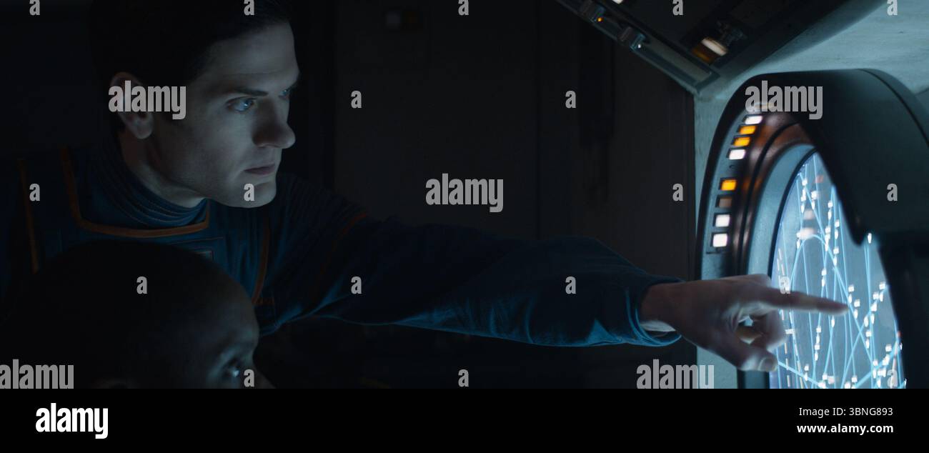 Andor (2022)Syril Karn (Kyle Soller) an ATC Officer (Peter Bankole ...