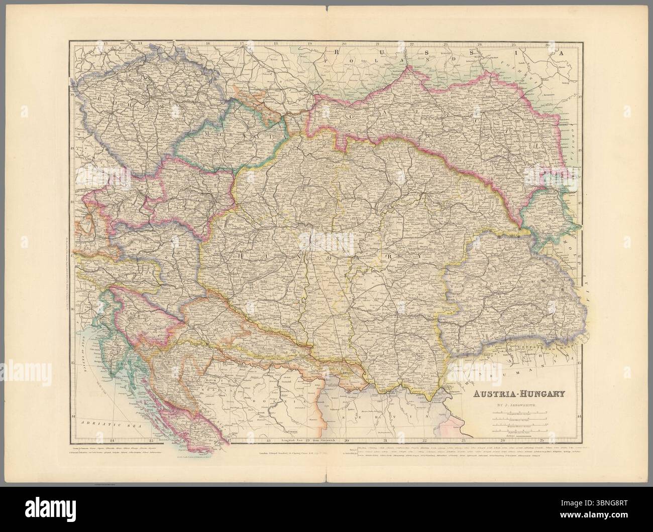 London atlas of universal geography, by Edward Stanford (11741025 Stock ...