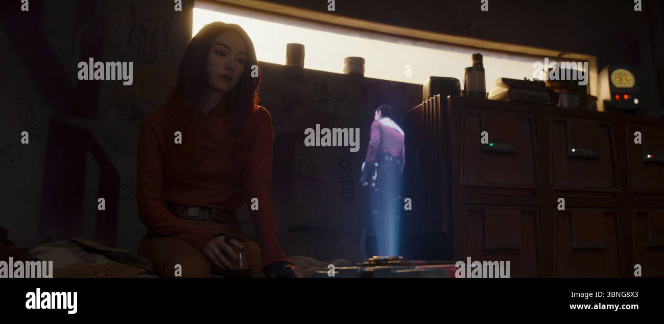 Ahsoka (2023) Sabine Wren (Natasha Liu Bordizzo) Ezra Bridger (Eman Esfandi) *Filmstill ...