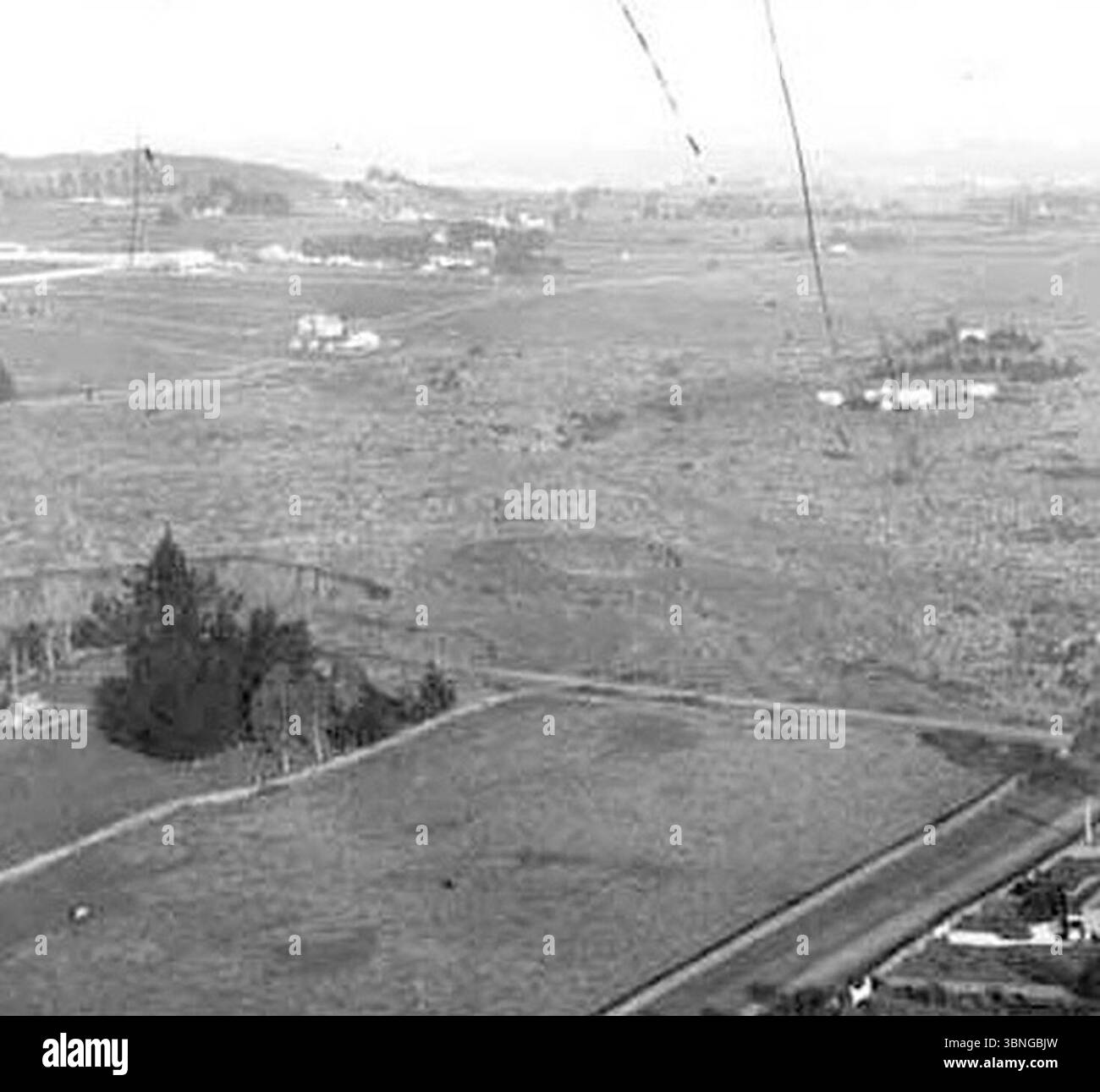 Looking towards south from Black and White Stock Photos & Images - Alamy