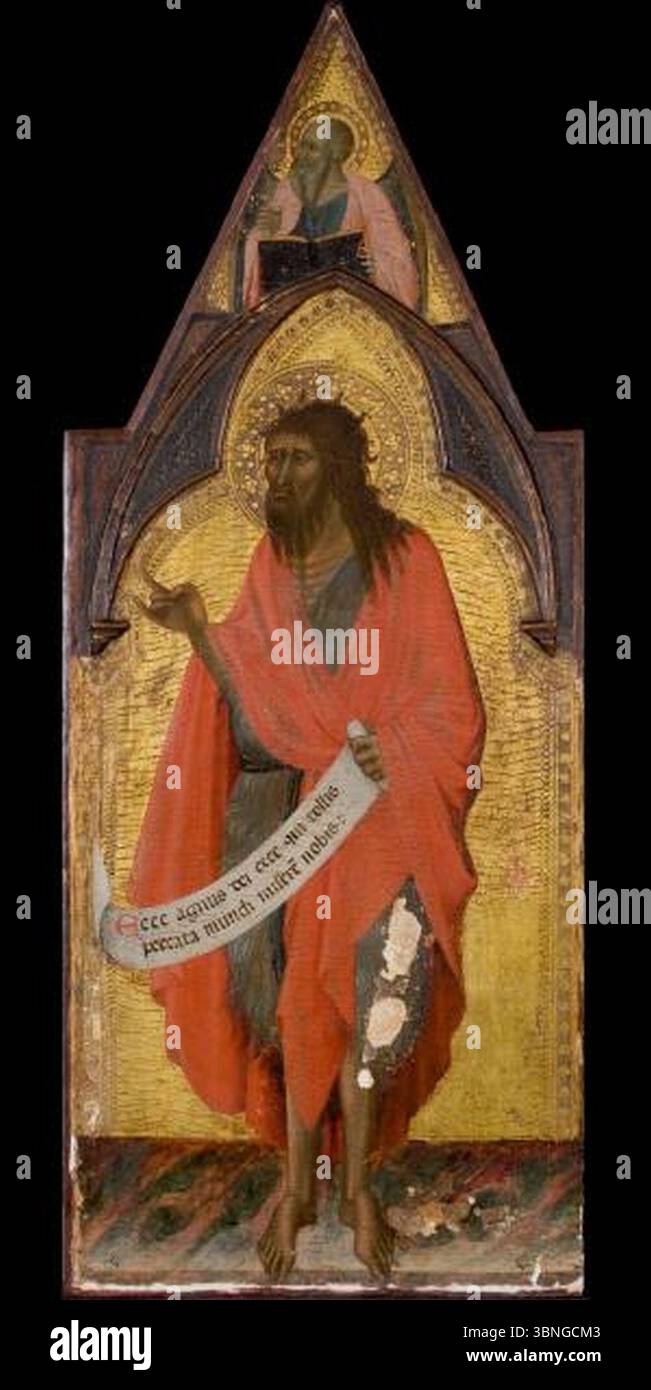 Lorenzetti - Follower of - Saint John the Baptist, before 1362, K1237 ...