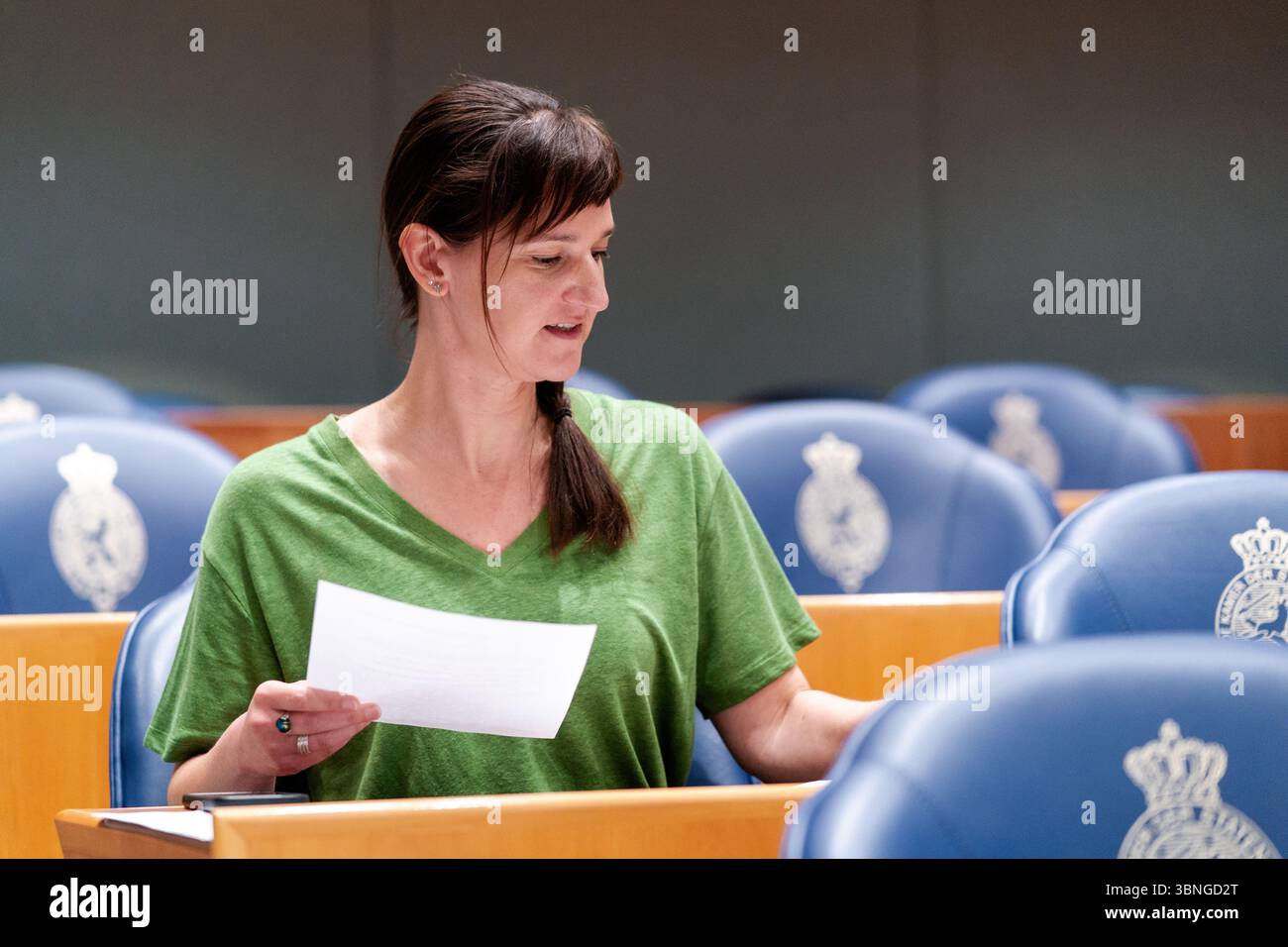 DEN HAAG, NETHERLANDS - JULY 2: Sarah Dobbe (SP) during the Plenary ...