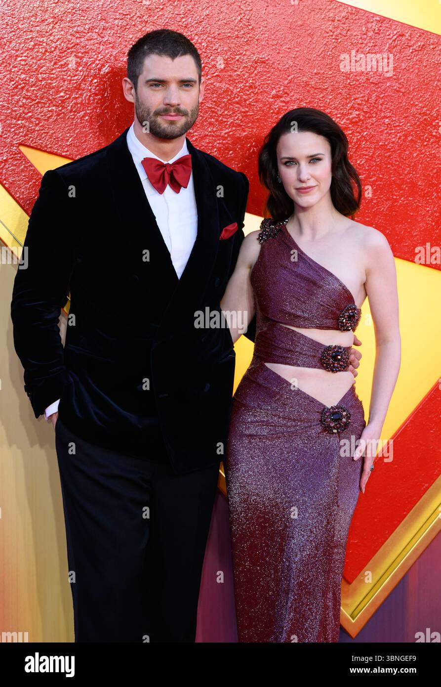 London, UK. July 2nd, 2025. Rachel Brosnahan and David Corenswet at the ...