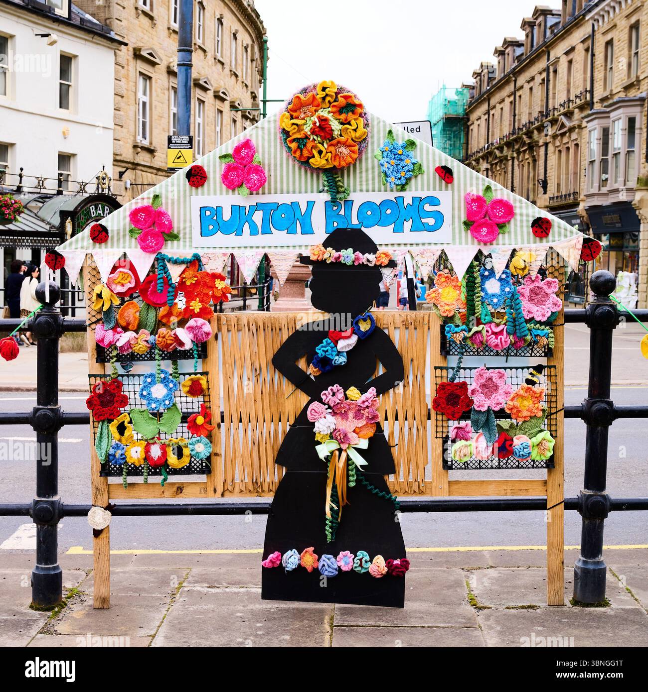 Buxton blooms in readiness of the Summer festival 2025 Stock Photo - Alamy
