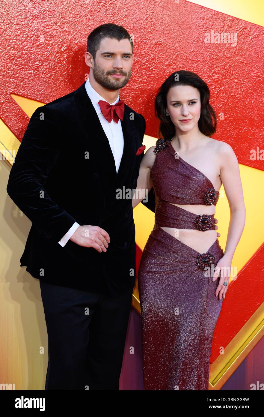 London, UK. July 2nd, 2025. David Corenswet and Rachel Brosnahan at the ...