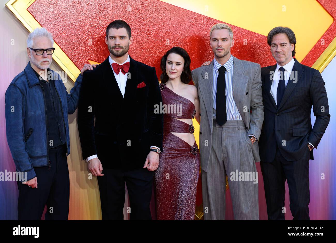 London, UK. July 2nd, 2025. James Gunn, David Corenswet, Rachel ...