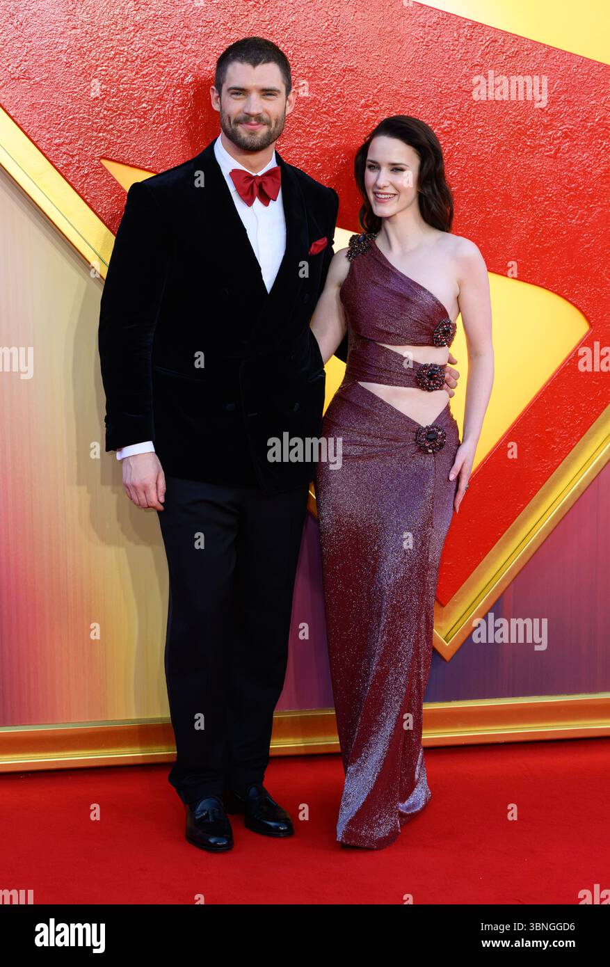 London, UK. July 2nd, 2025. David Corenswet and Rachel Brosnahan at the ...