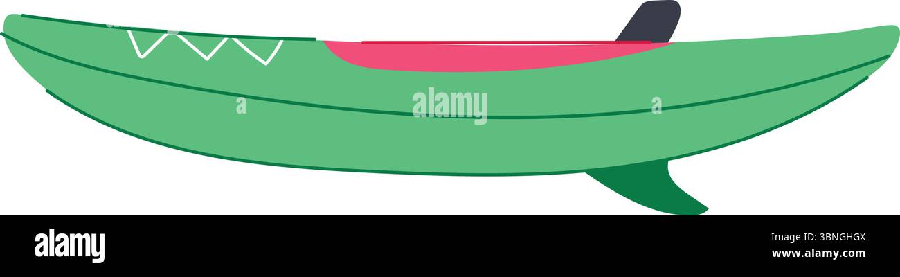 river kayak cartoon vector illustration Stock Vector Image & Art - Alamy