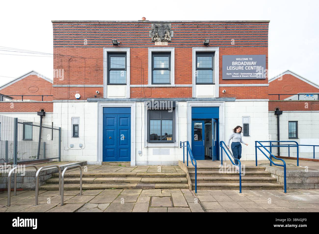 The Broadway Leisure Centre, Moston, Manchester Stock Photo - Alamy
