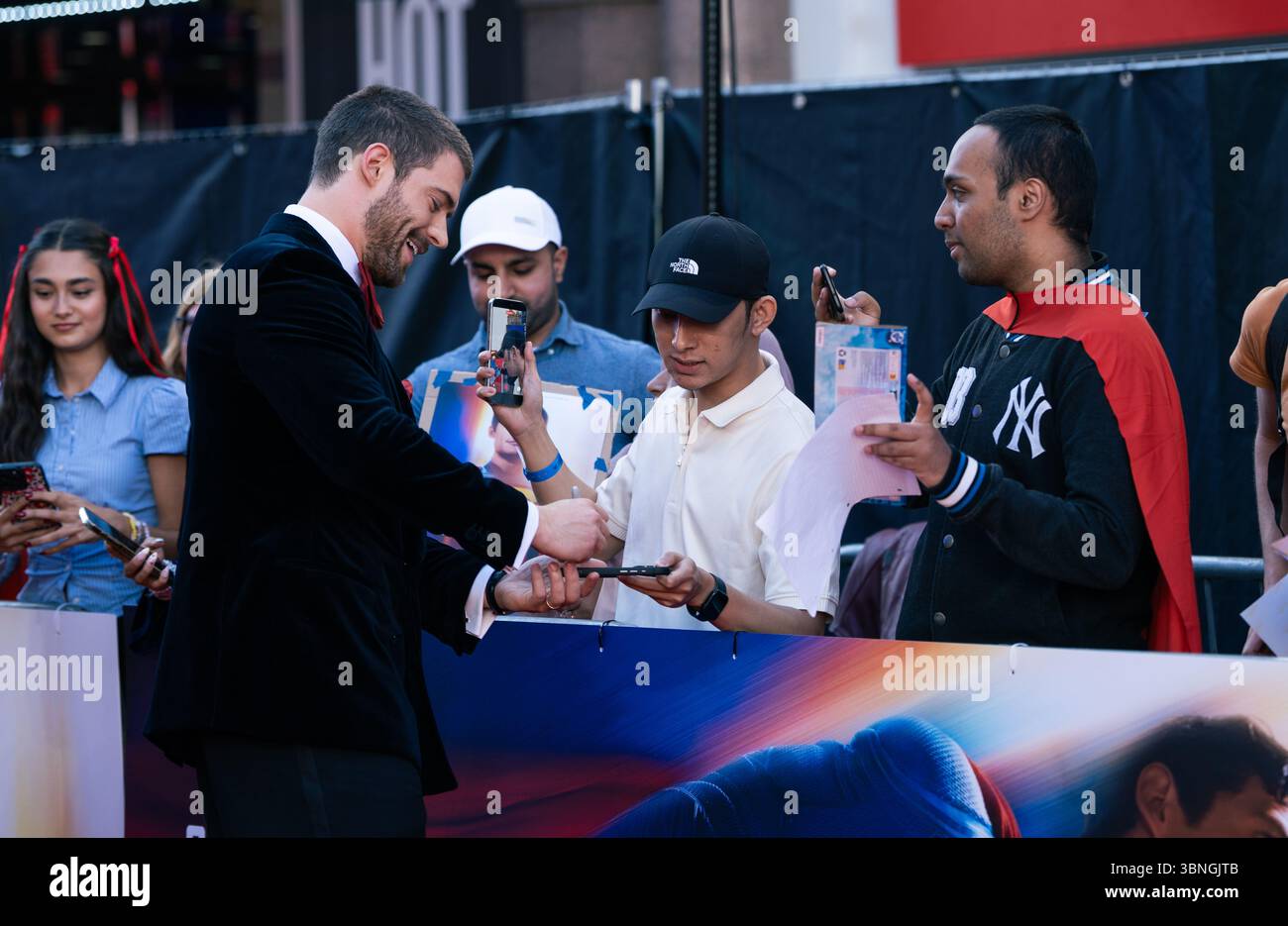 LONDON, ENGLAND - JULY 02: David Corenswet attends the "Superman ...