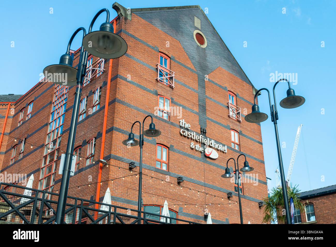 The Castlefield Hotel, Castlefield, Manchester Stock Photo - Alamy