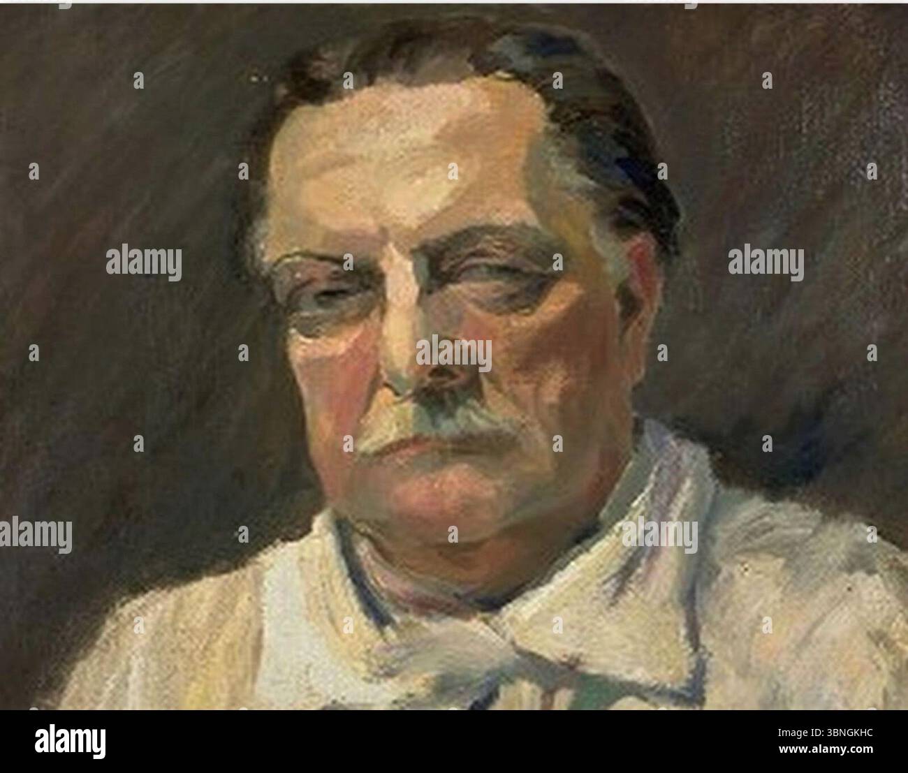 Louis Dewis self-portrait, 1940 Stock Photo - Alamy