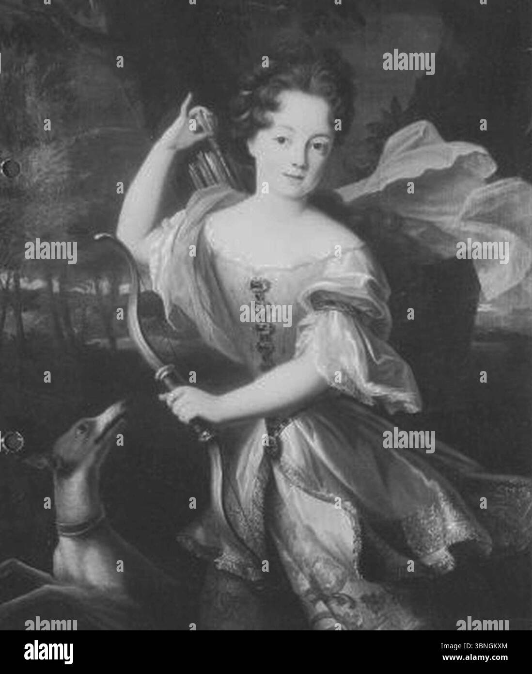 Louis Ferdinand Elle - Anne de Bourbon, princesse de Condé Stock Photo ...
