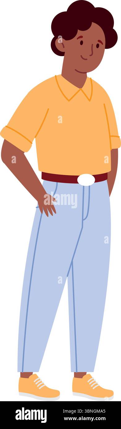 Smiling informal Stock Vector Images - Alamy