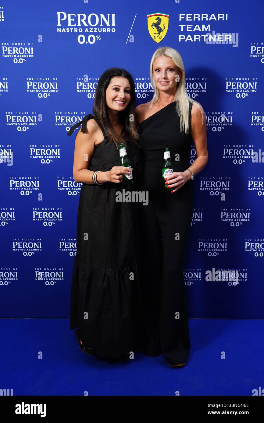 EDITORIAL USE ONLY Kausar Raja and Mandy Miller Simmonds, food ...