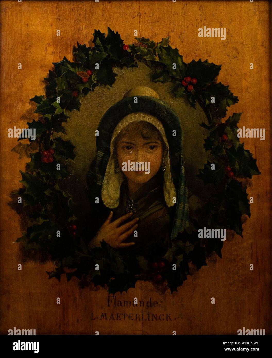 Louis Maeterlinck - Flamande (Flemish woman Stock Photo - Alamy