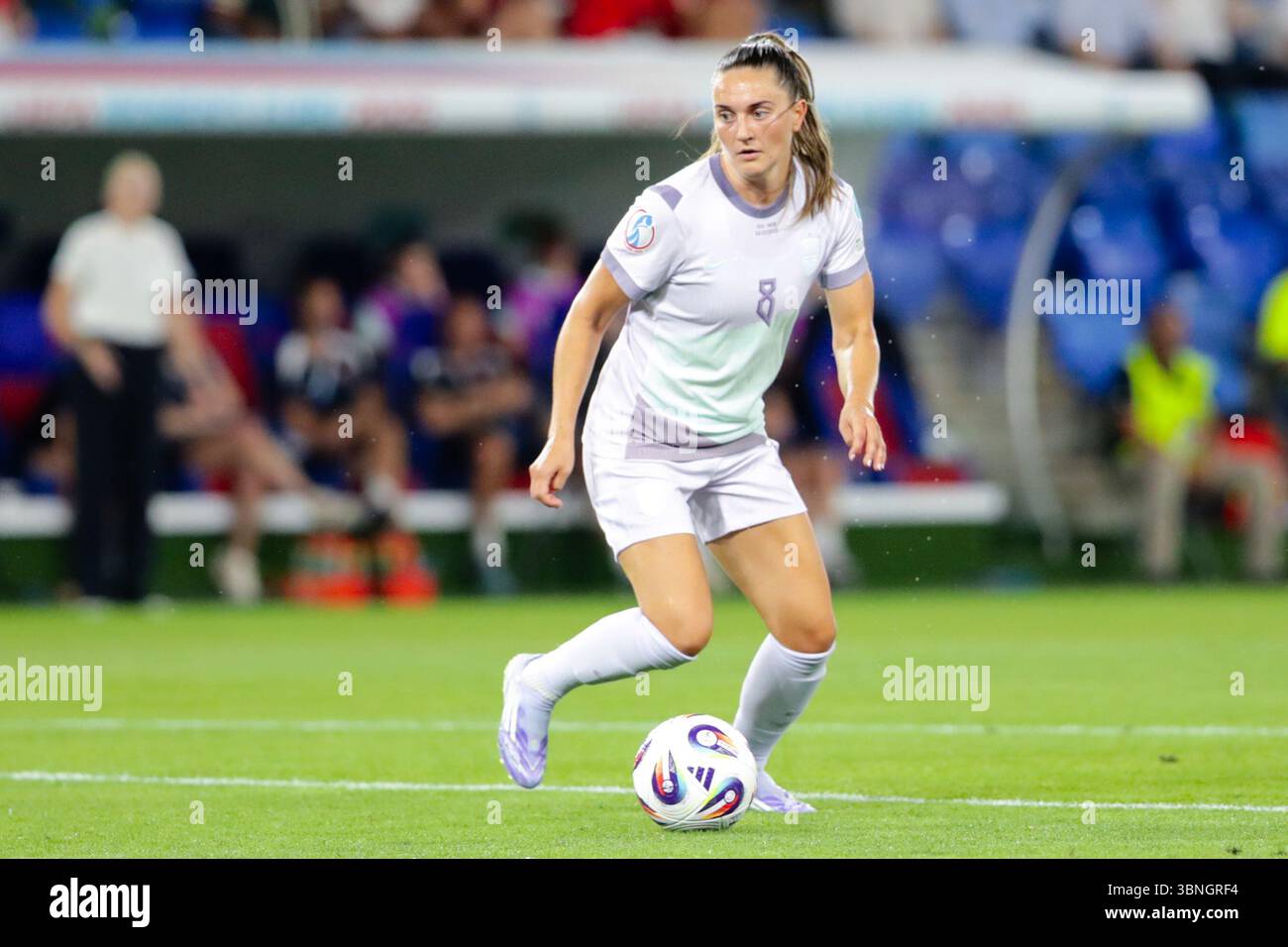 BASEL, SWITZERLAND - JULY 2: Vilde Boe Risa of Norway in action prior ...