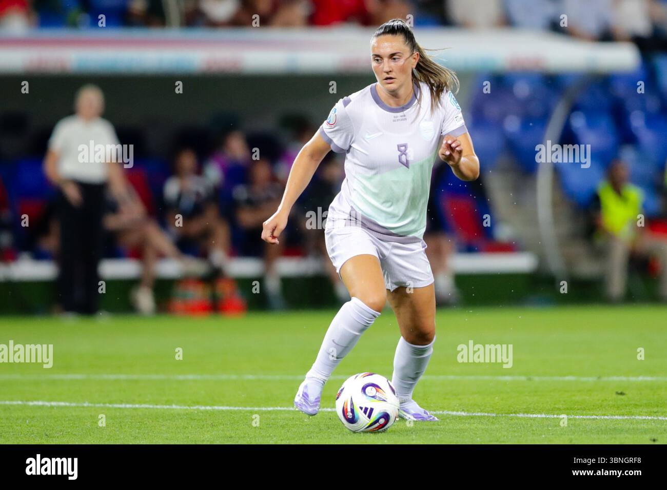 BASEL, SWITZERLAND - JULY 2: Vilde Boe Risa of Norway in action prior ...